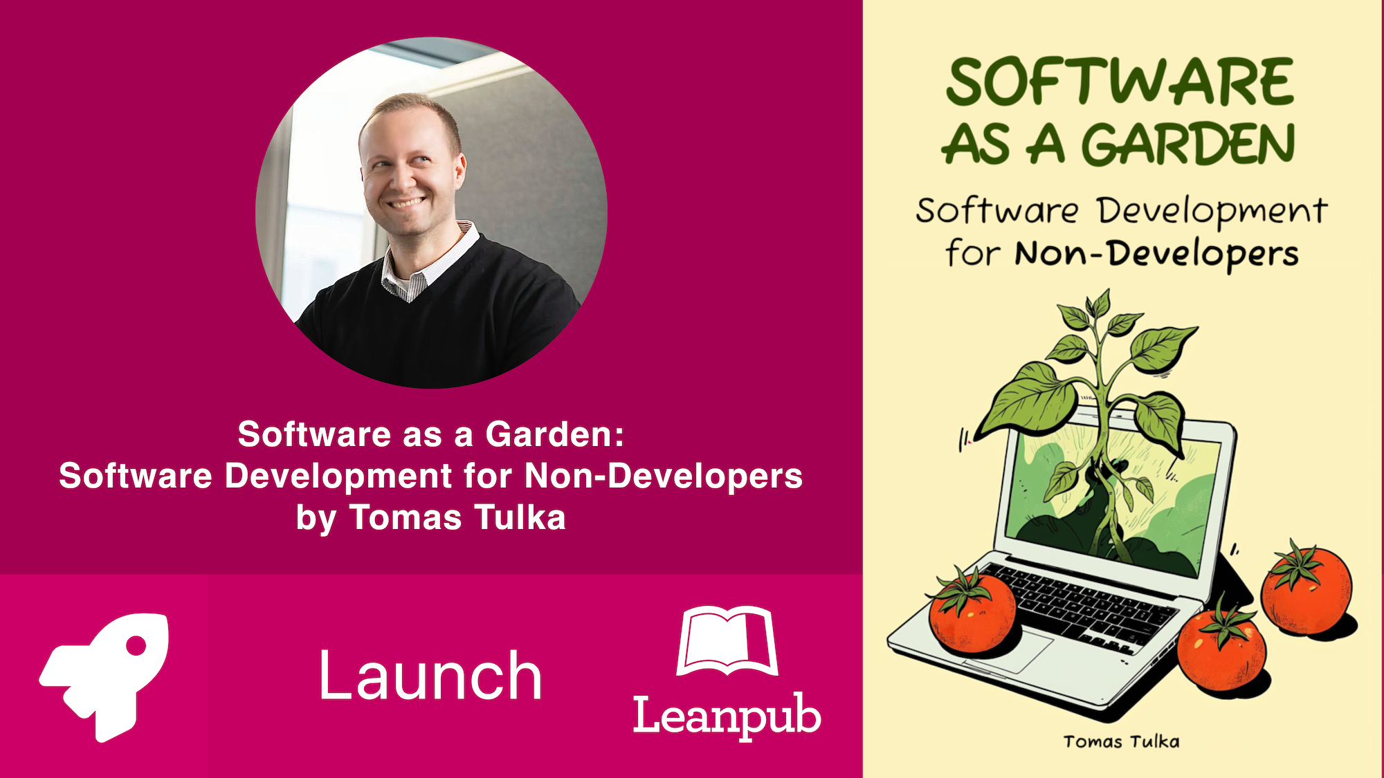 New Book Launch! 🚀 Software as a Garden by Tomas Tulka