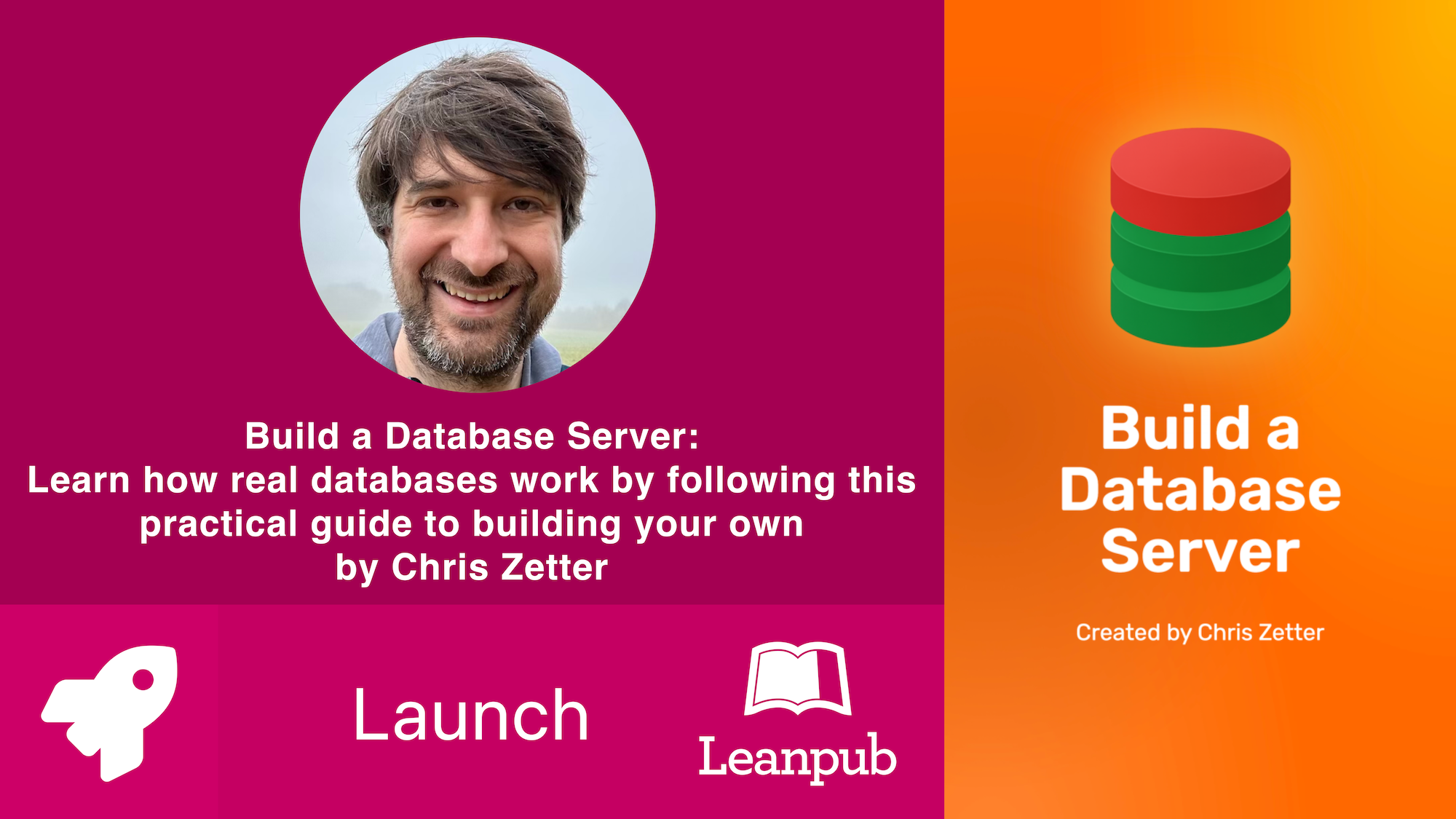Leanpub book LAUNCH 🚀 Build a Database Server by Chris Zetter