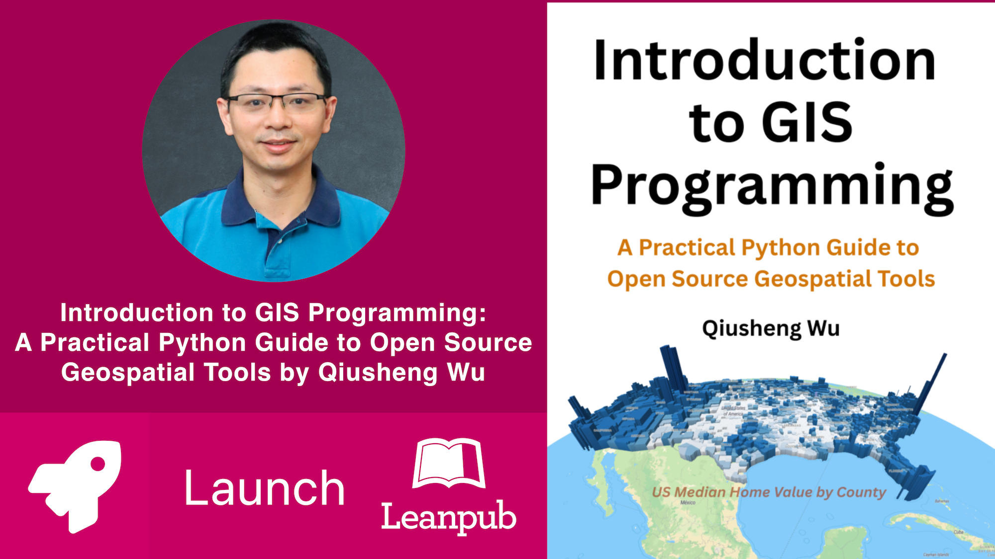 Leanpub Book Launch π Introduction To Gis Programming By Qiusheng Wu