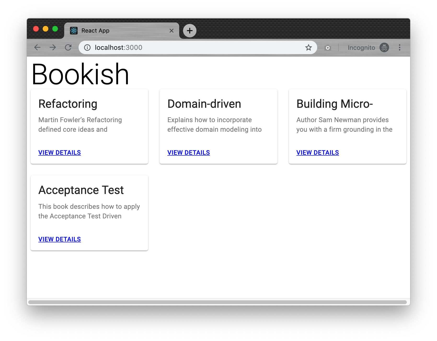 Read Mastering Test Driven Development with React | Leanpub